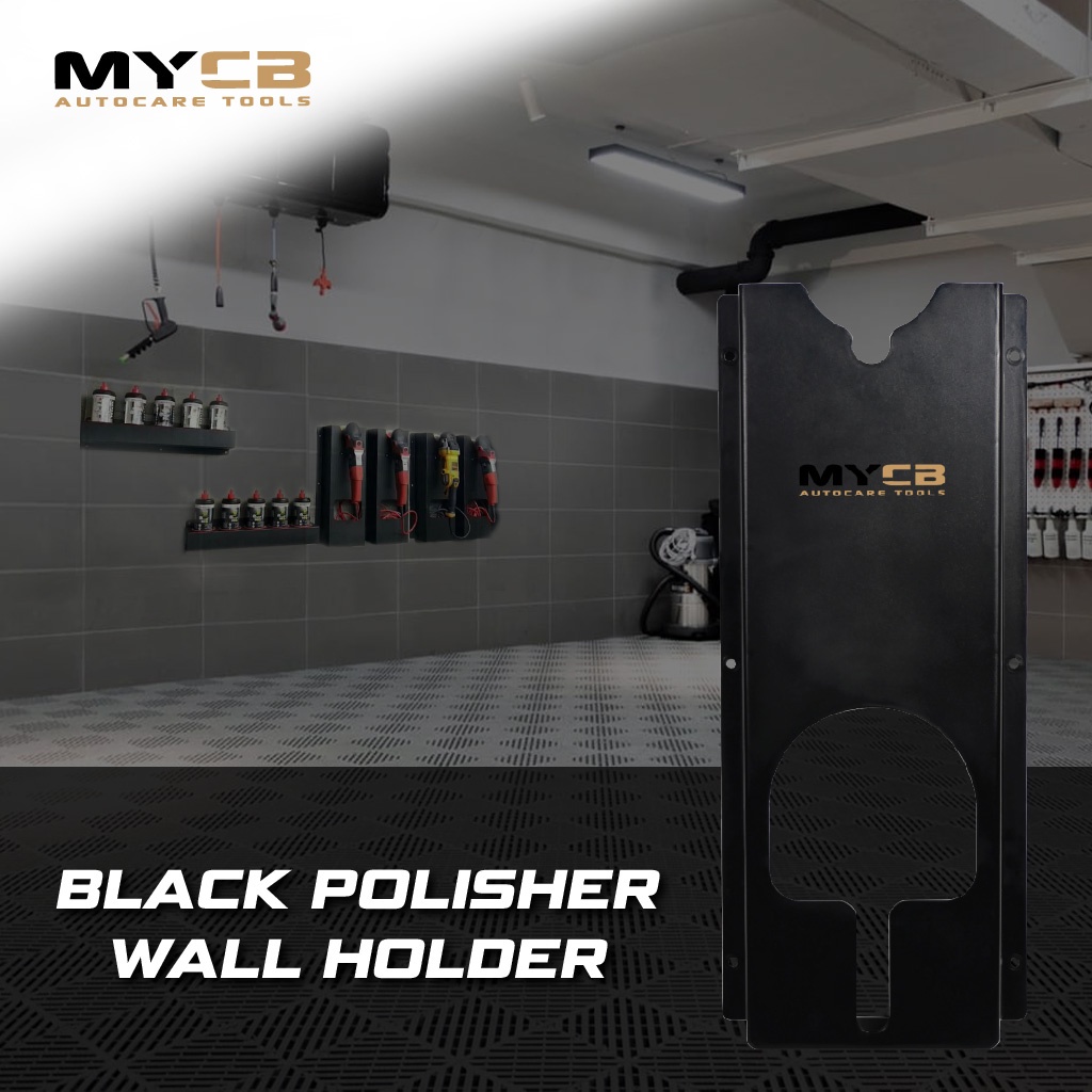 MYCB Polisher Wall Holder BLACK Polishing Machine Hanger Waxing DA Wall ...