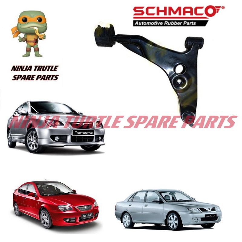 PROTON WAJA,PERSONA,GEN2 FRONMT LOWER ARM LH/RH SCHMACO | Shopee Malaysia