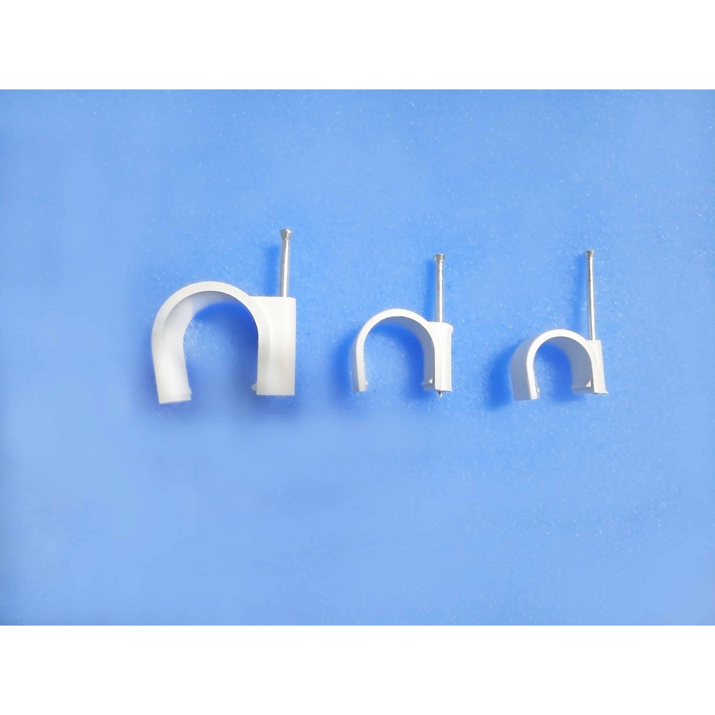PVC Cable Clip/ PVC U Clip/ Cable Nail Clips/ PVC Water Pipe Clip/ PVC ...