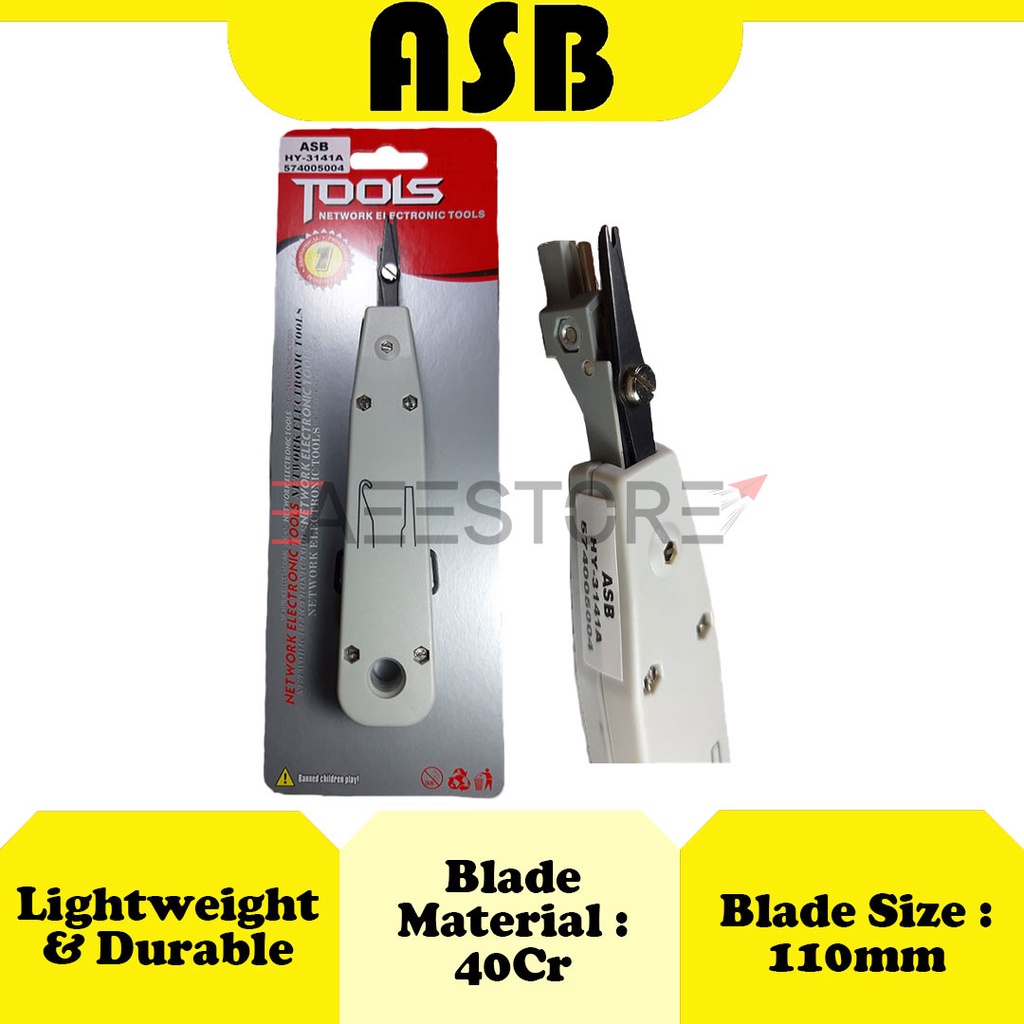 ASB HY-3141A Impact Punch Down Tool / Alat Pukul Turun Impak | Shopee ...