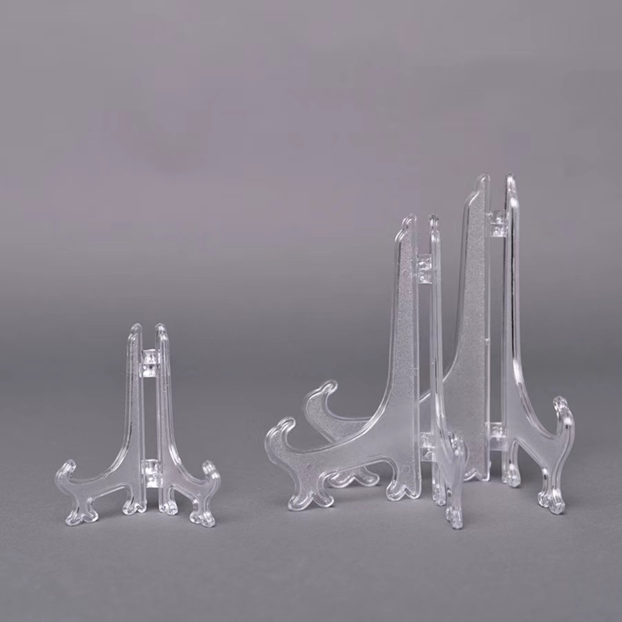 Transparent plastic hanging plate rack plate bracket plate rack bracket ...