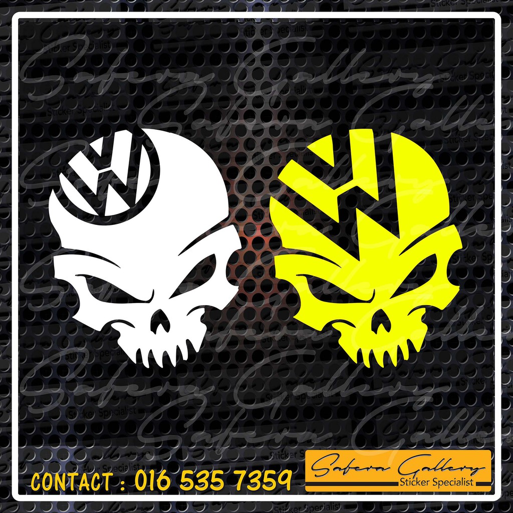 VOLKSWAGON LOGO STICKER DESIGN TENGKORAK saiz besar | Shopee Malaysia