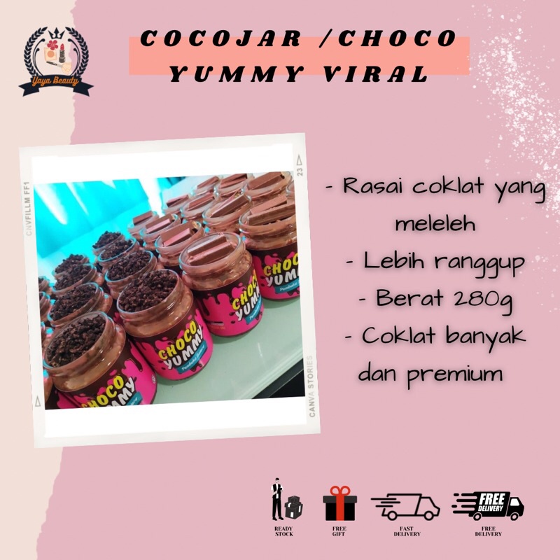 CHOCO JAR / COCOJAR / CHOCO YUMMY JAR VIRAL MURAH DAN SEDAP [ READY ...