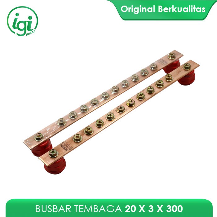 BUSBAR ARDE COPPER 20 X 3 X 300 / TERMINAL ZERO ISOLATOR PLATE SUPPORT ...