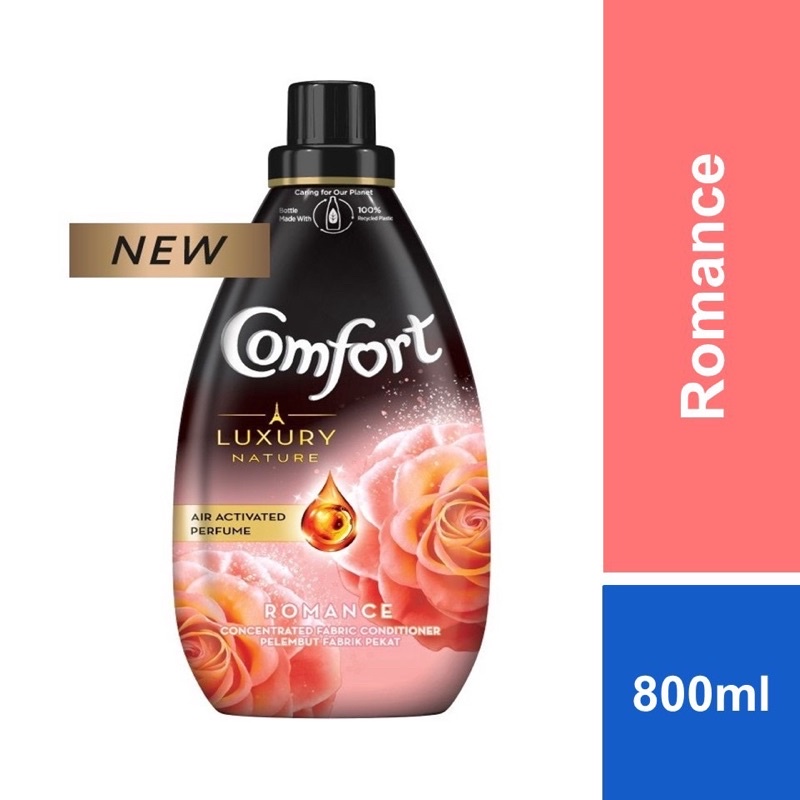 Comfort Concentrate Fabric Softener Luxury Nature Romance 800ml ...