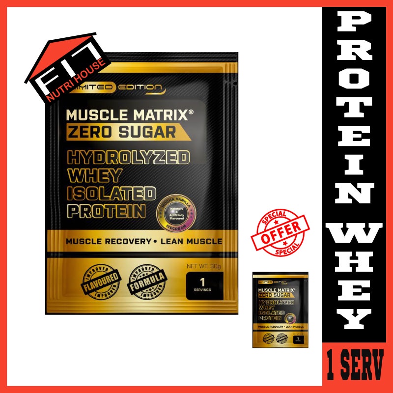 Travel Pack Muscle Matrix Protein Whey (Sachet/1 Serving) | Shopee Malaysia