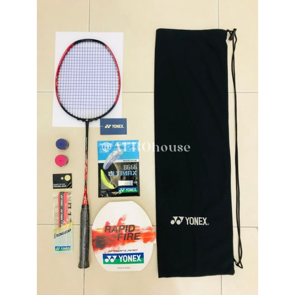 YONEX Nanoflare 270 Speed BADMINTON RACKET MAX 30LBS (STRUNG) | Shopee ...