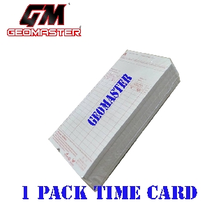Local Geomaster Punch Card Machine Time Recorder Punch Card (English ...