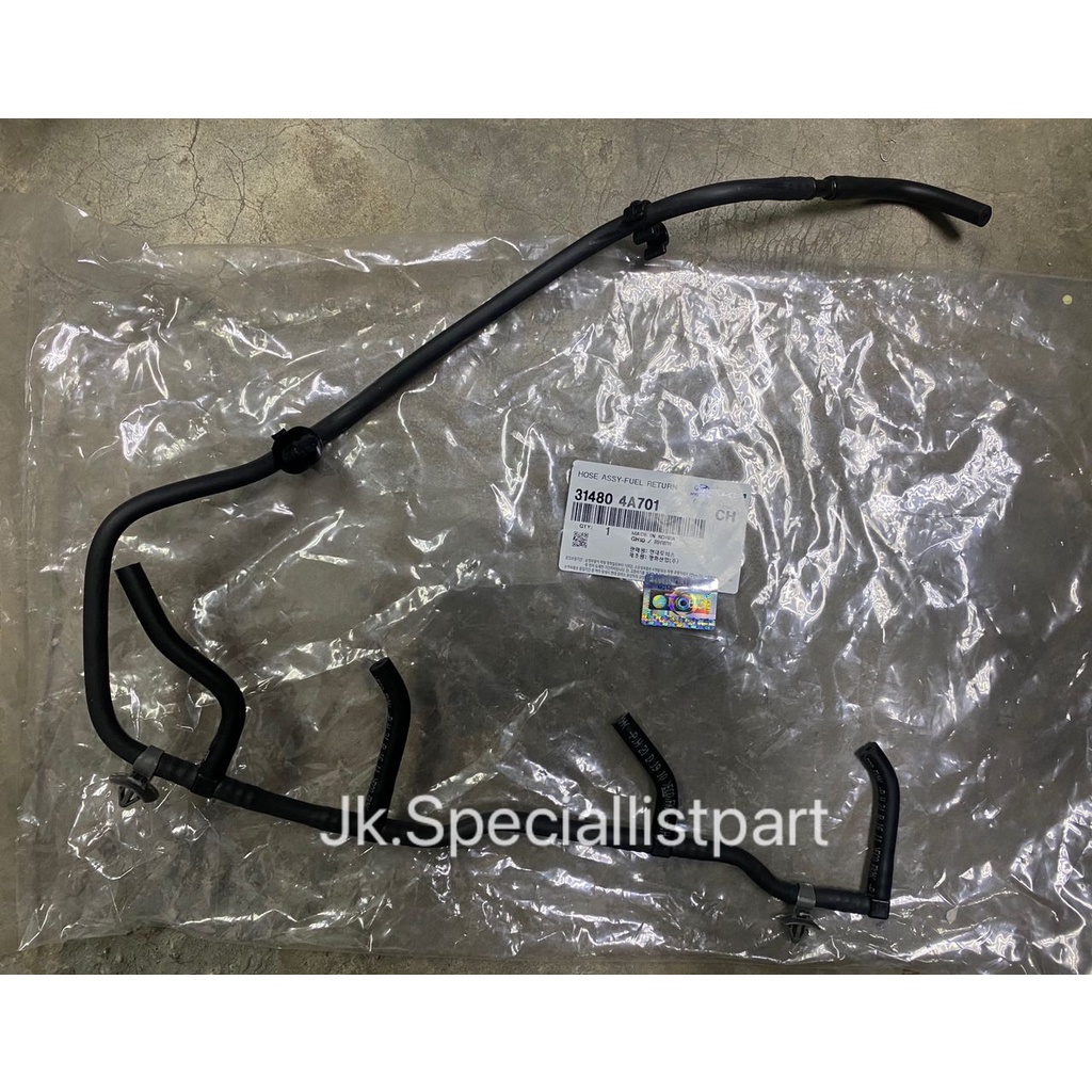 FUEL INJECTOR RETURN HOSE GENUINE PART (ORIGINAL) [31480-4A701] HYUNDAI ...