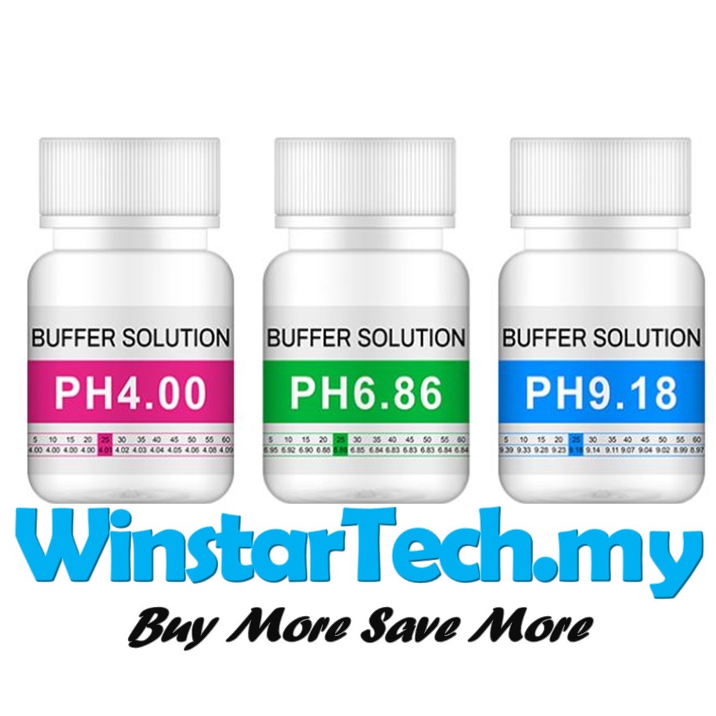 pH Meter Tester Calibration Solution Buffer Liquid [4.00pH, 6.86pH, 9 ...