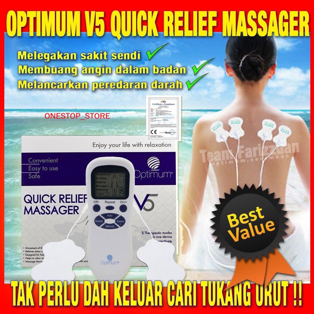 🔥🔥OPTIMUM V5 QUICK RELIEF MASSAGER🔥🔥 | Shopee Malaysia