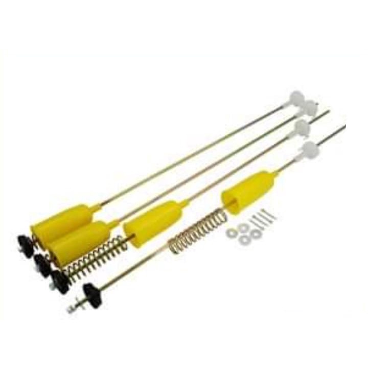 4Pcs SUSPENSION ROD KIT ANTI-VIBRATION DAMPER WASHING MACHINE UNIVERSAL ...