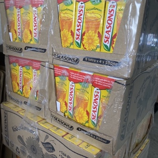Seasons Drinks 1CARTON 24PCS /Ice Lemon Tea/Soya/Laici/Kundur/Orange ...