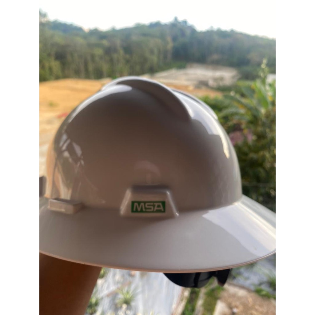 MSA USA HELMET WHITE M002W (100% ORIGINAL !!) | Shopee Malaysia