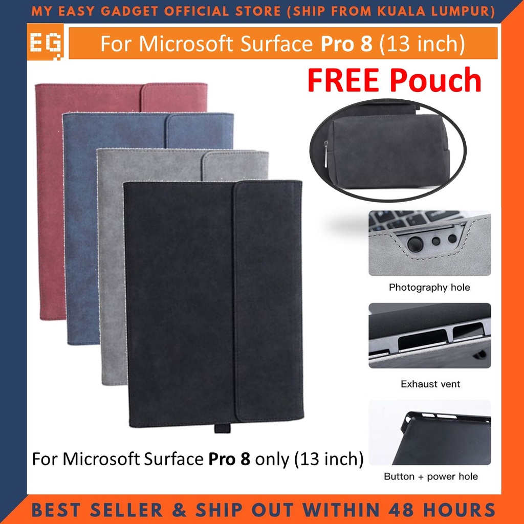 Surface Pro 8 Casing Surface Pro Cover Premium Ultimate Case Stand Flip ...