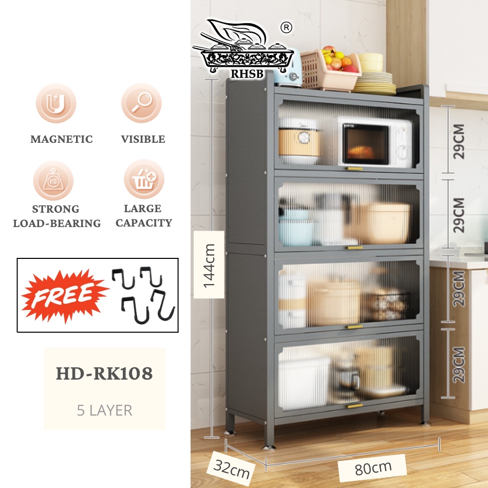 DAPUR KABINET / RAK DAPUR / KITCHEN CABINET / MICROWAVE OVEN RACK ...