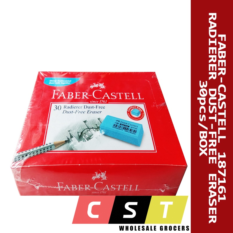 FABER-CASTELL 187161 Radierer Dust-Free Eraser 40pcs/box X 1 Box ...