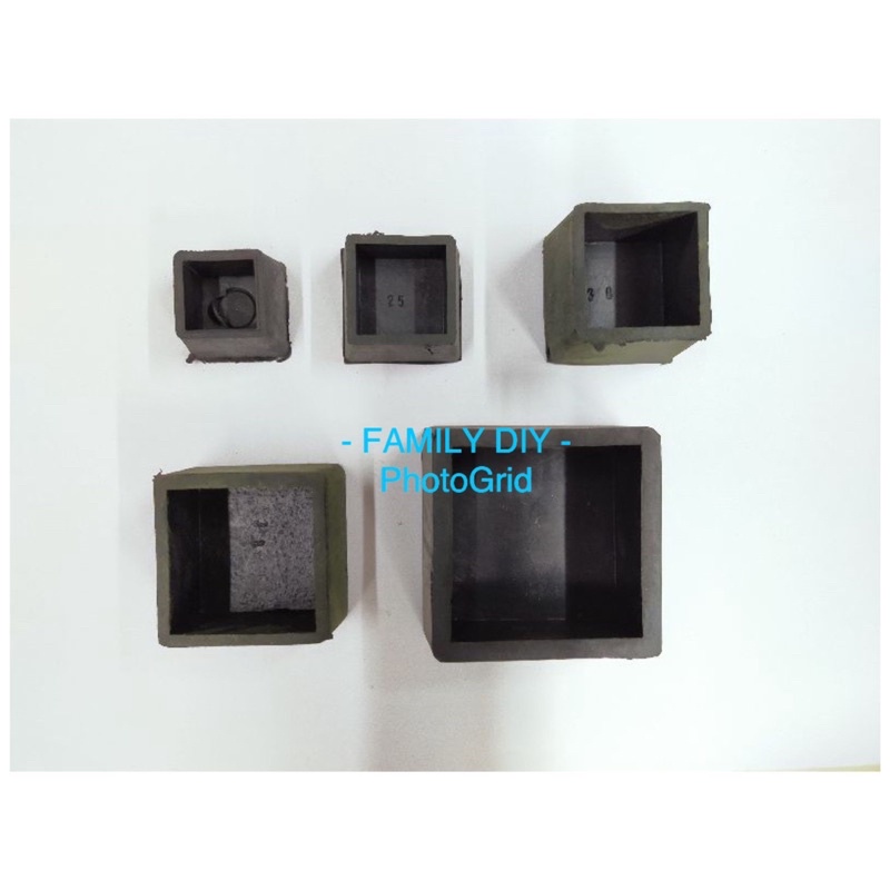 RUBBER SQUARE OUTER INSERT RUBBER BLACK SOI CHAIR LEG CAP RUBBER FEET ...
