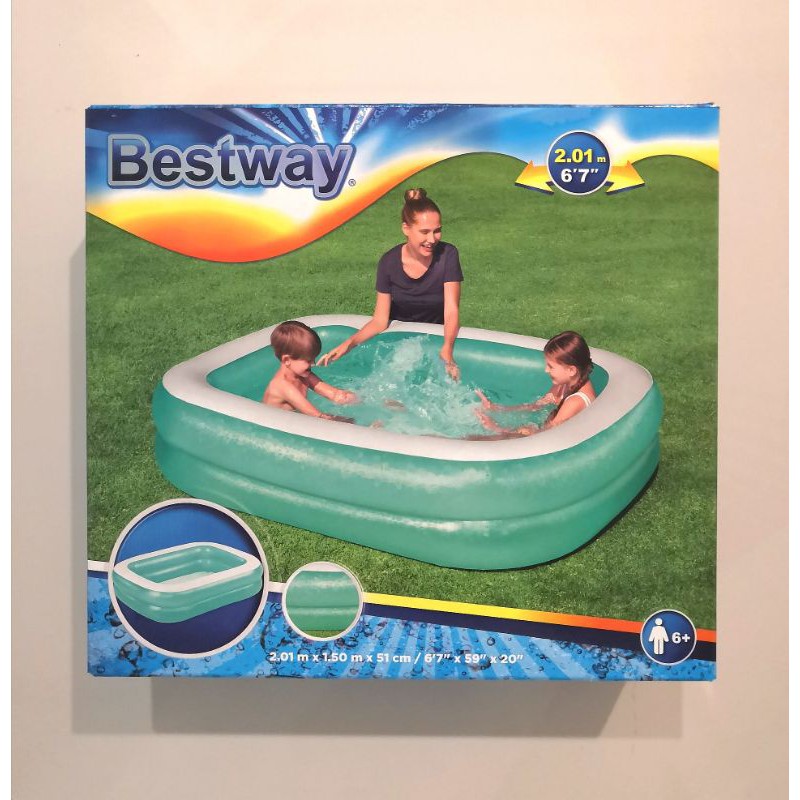 Bestway Water Pool (2m x 1.5m x 0.5m) | Shopee Malaysia