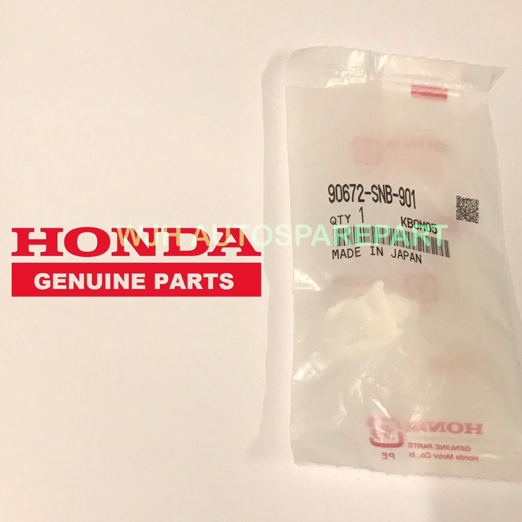 Honda Genuine Bonnet Stay Clip Holder 90672-SNB-901 ( White ) | Shopee ...