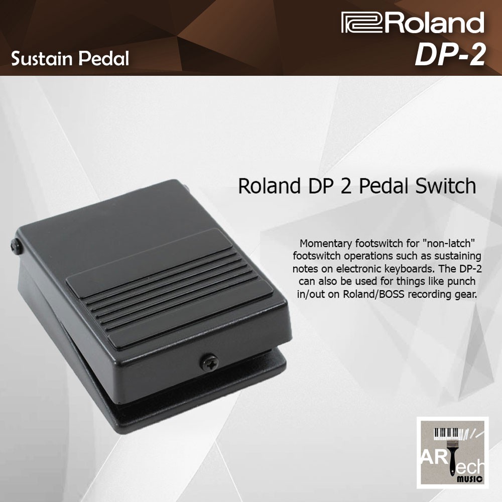 Roland DP-2/DP2/DP2 Sustain Pedal/Foot Switch | Shopee Malaysia