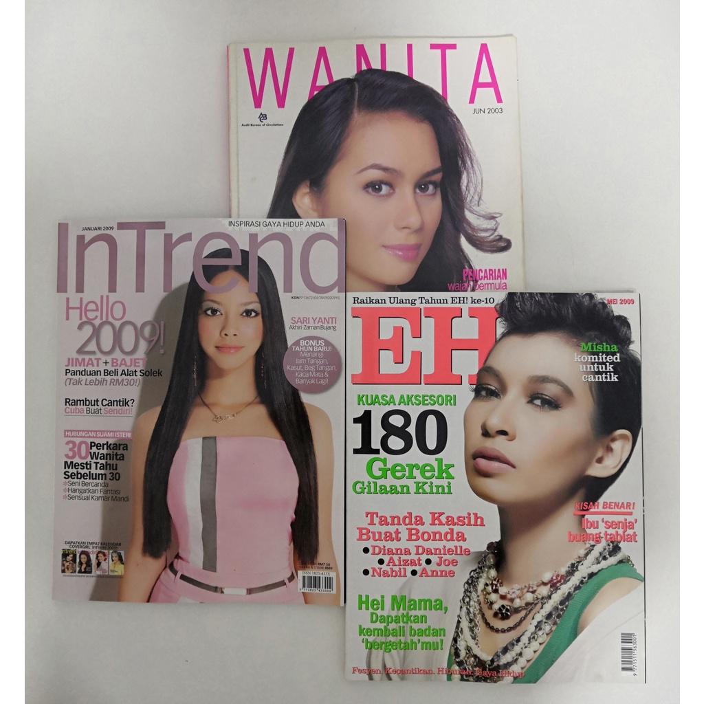 Majalah lama Wanita/Intrend/EH | Shopee Malaysia