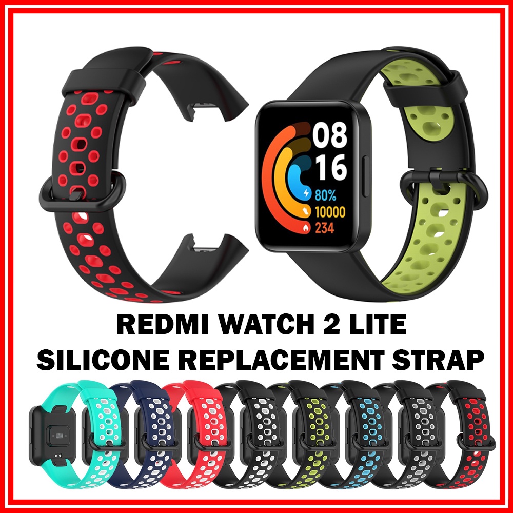 Redmi Watch 2 Lite Watch Strap Red Mi Watch 2Lite Smart Watch Silicone ...