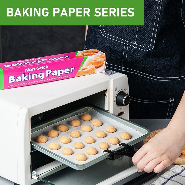 5M/10M/20M Baking Paper With cutter Barbecue Double-sided Silicone Oil ...