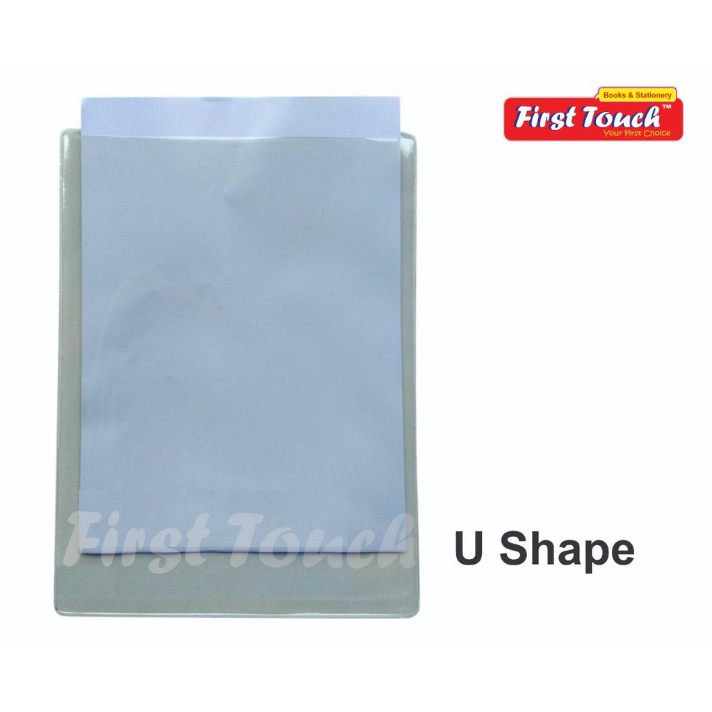 Clear Folder A4 PVC Document Clear Holder L Shape / C Shape / U Shape Folder Colour Office Fail ...