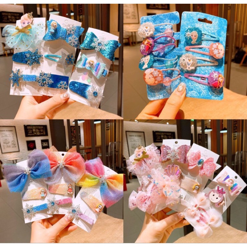 AIDA Elsa Princess Frozen Hair Pin Hair Clip BB Clip Bangs Cute ...