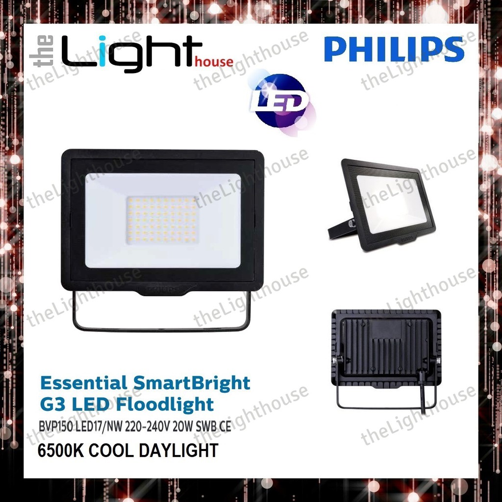 Philips LED FloodLight Essential SmartBright G3 BVP150 20W / 30W / 50W / 70W / SPORTLIGHT ...