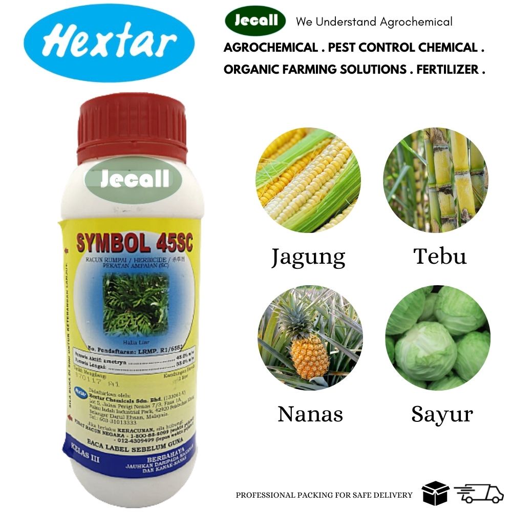 Hextar Symbol 45SC 1 Liter / Ametryn 45% / Rumput Parit / Rumput Sambau ...