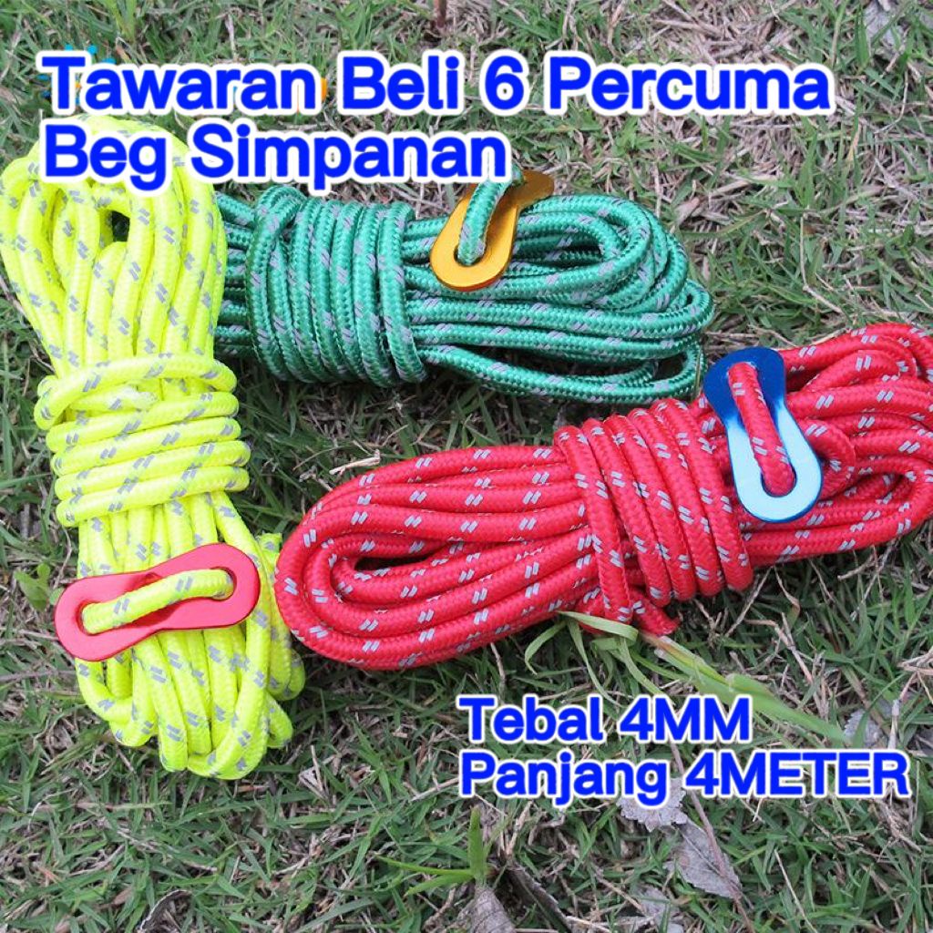 Camping Rope Tali Khemah | Shopee Malaysia