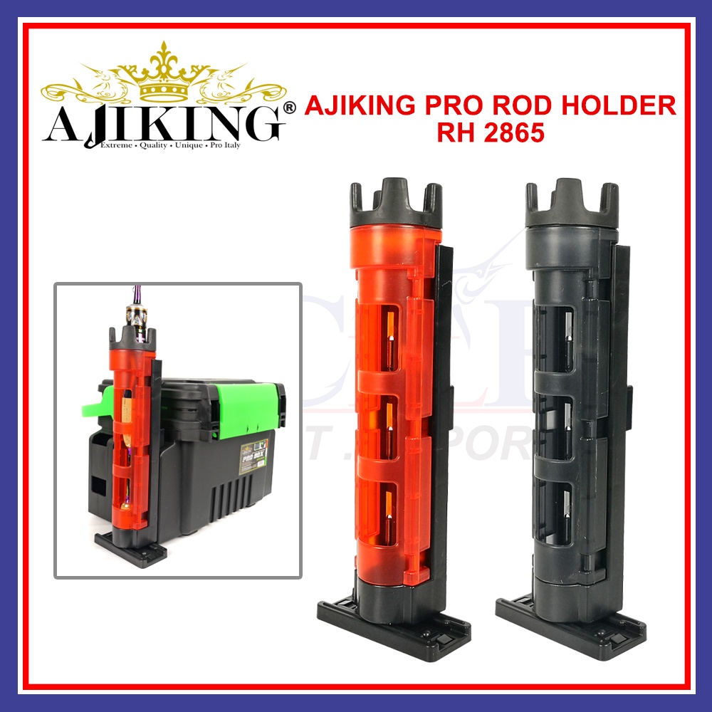 Ajiking Pro Rod Holder RH 2865 Adjustable Pro Box Rod Holder Pemegang ...