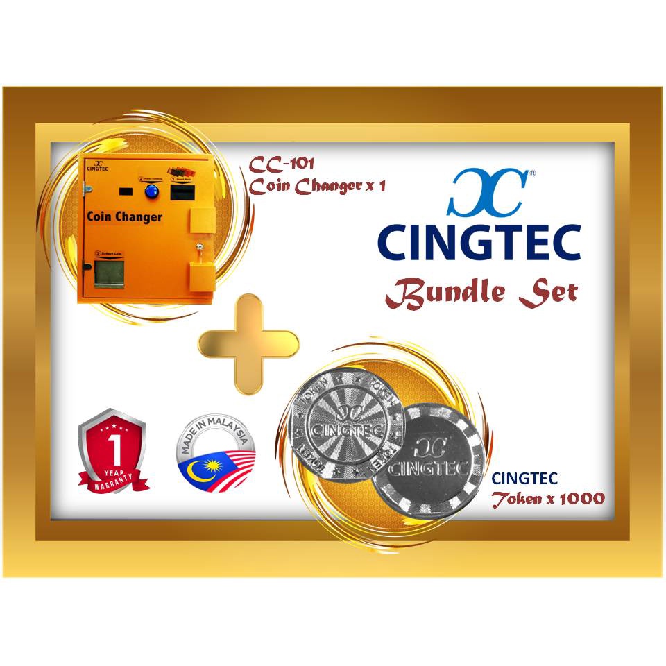 Cingtec Coin/ Token Changer CC-101 (Wall mounted front door type ...