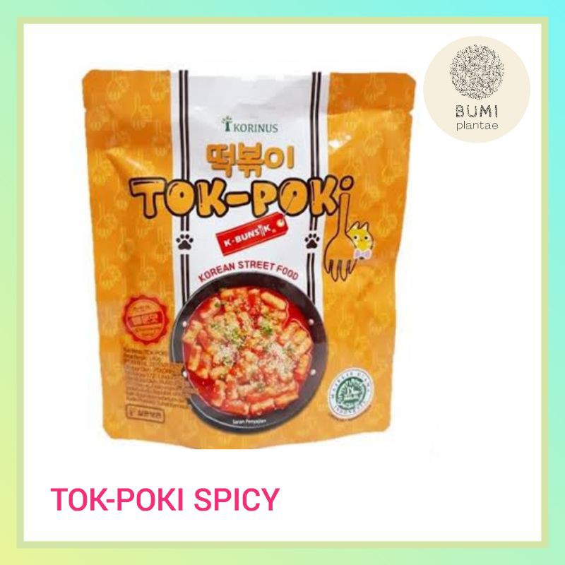 Tok Poki K-bunsik Korean Street Food Korinus Tteokbokki140 Gram ...