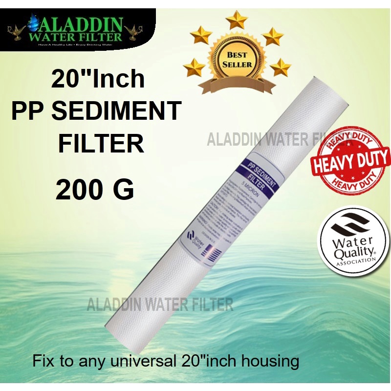KoreaTech PP 1 or 5 Micron Sediment 20" inch Filter Replacement /100% top quality 200g | Shopee ...
