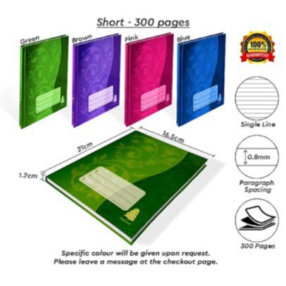 Greenhill F5 Hard Cover Quorto Book Short 120P/200P/300P/400P/500P | Shopee Malaysia