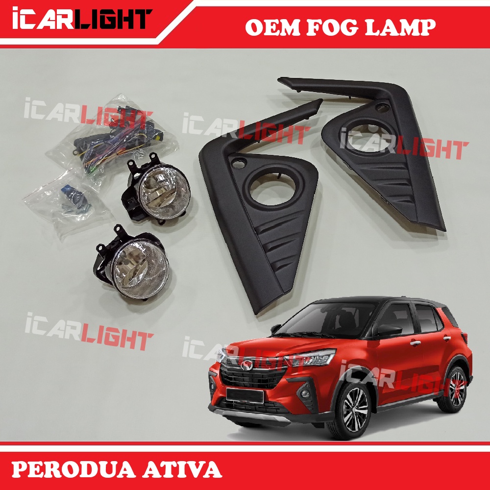 Perodua Ativa 2020 2021 2022 Oem Fog Lamp High Quality Car Spot Sport ...