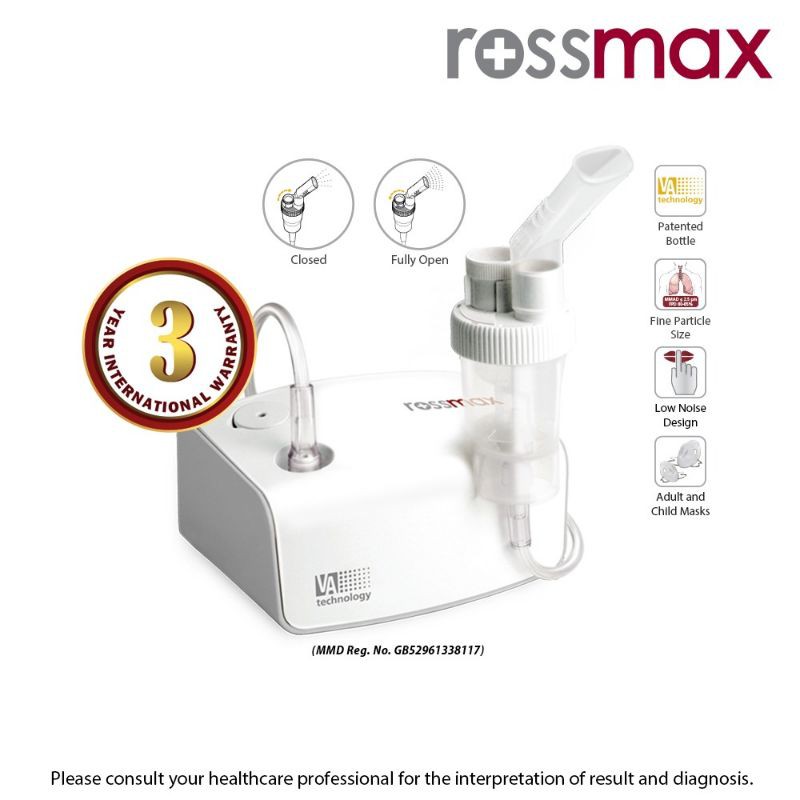 ROSSMAX NB80 Compact Nebulizer | Shopee Malaysia