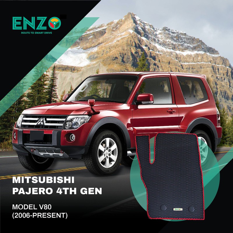Mitsubishi Pajero 4th Gen Model V80 - Enzo Customised Car Mat | Shopee ...