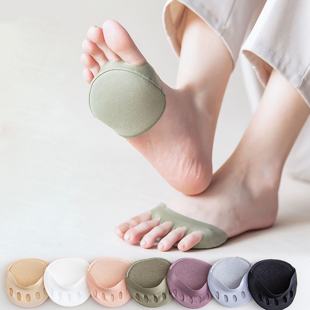 1 Pairs Five Finger Half Feet Boat Socks Women Spring Summer Thin ...