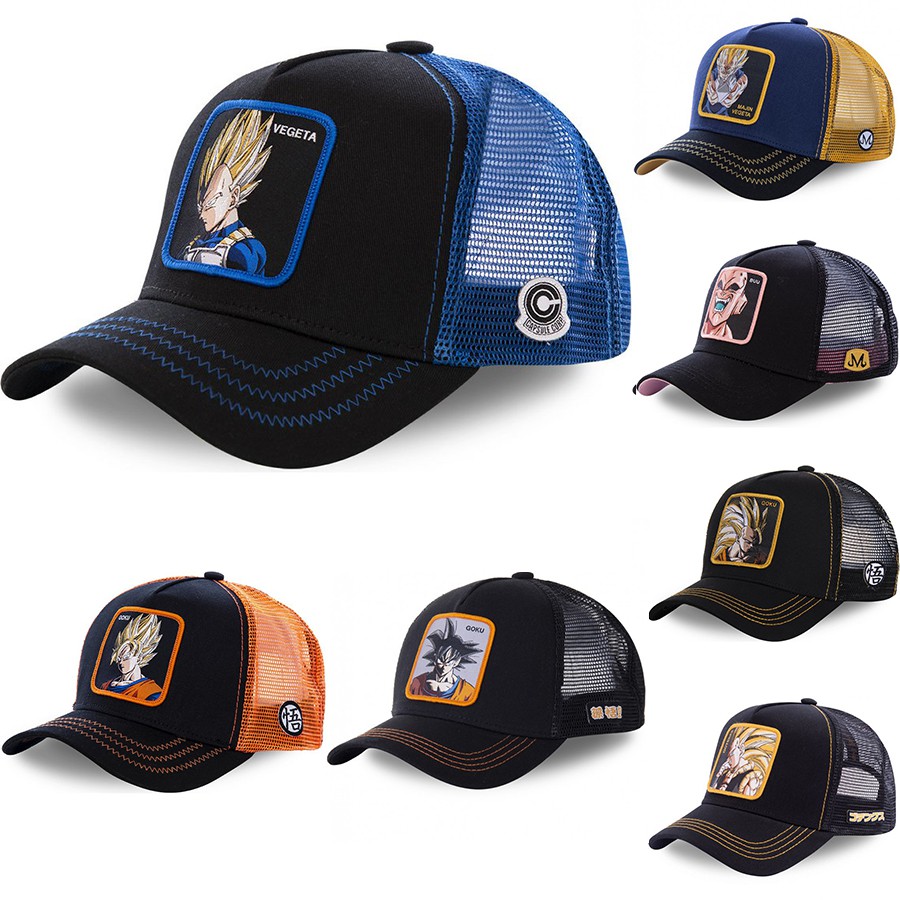 Dragon Ball VEGETA Baseball Cap Panther Mesh cap CAPSLAB Anime Rocket ...