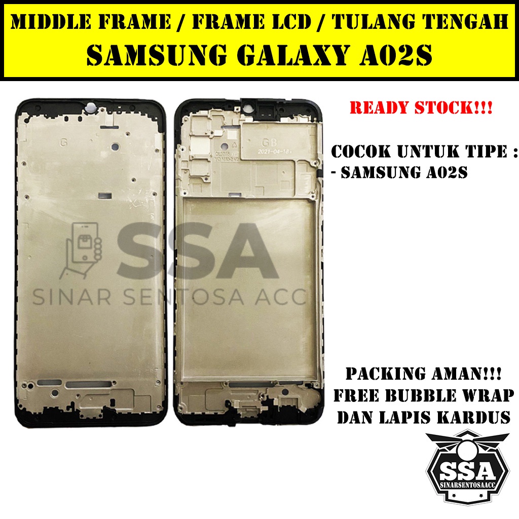 HP Middle Bone Middle Frame LCD Samsung Galaxy A02s Original 100% Bone ...