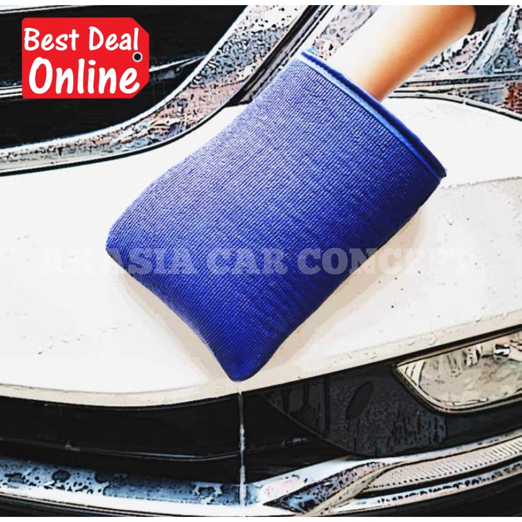 Car Detailing Magic Car Washing Clay Mitt Glove Microfiber Clay Glove ...