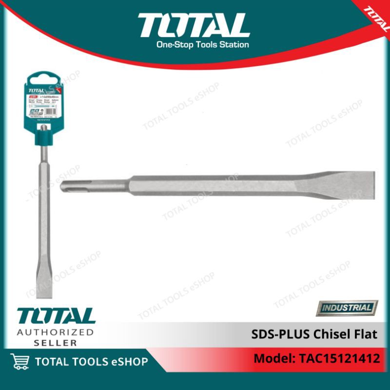 Total SDS-PLUS Chisels Flat (40mm) TAC15121412 | Shopee Malaysia