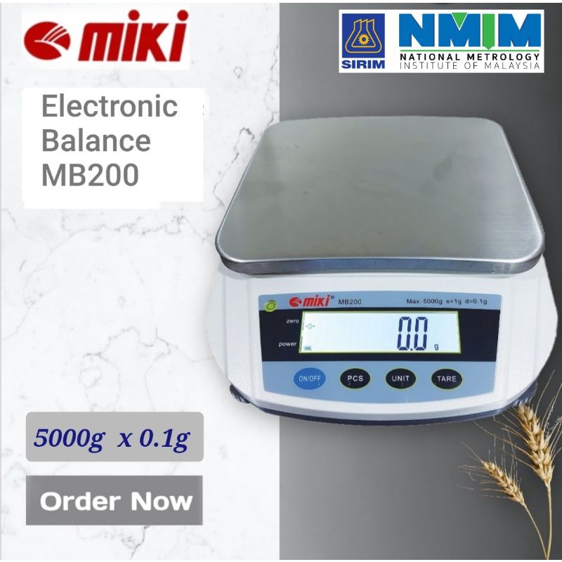 MIKI 5kg Electronic Balance Scale MB200 HKT2090 | Shopee Malaysia