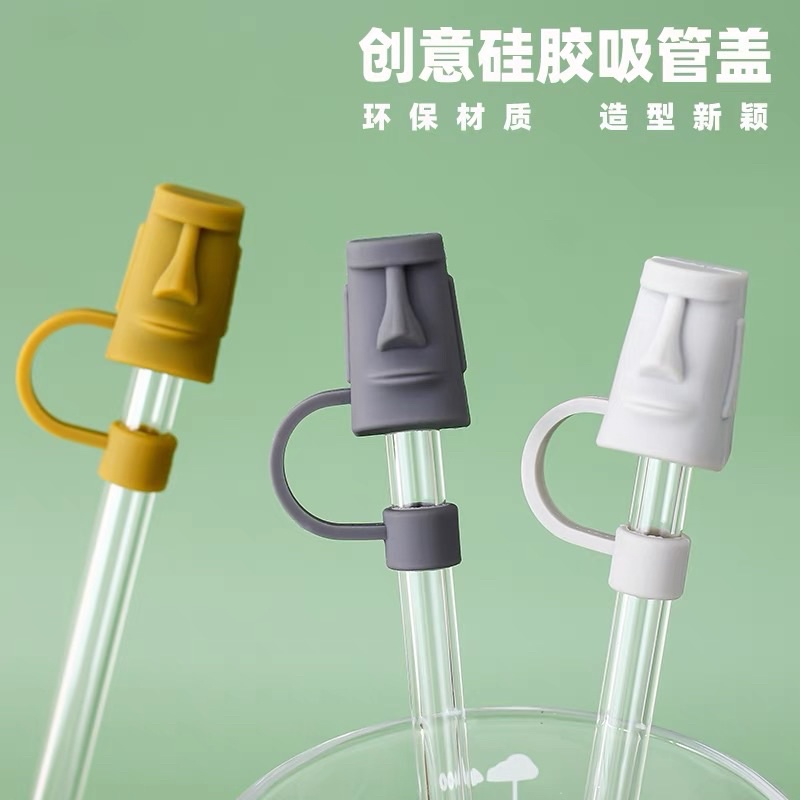 [ReadyStock]Silicone Straw Tips/Topper for Metal Stainless Reusable ...