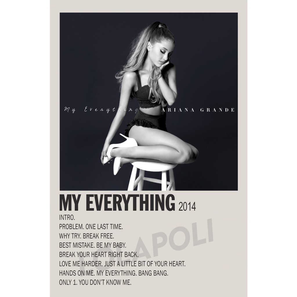 My Everything Album Cover Poster - Ariana Grande | Shopee Malaysia