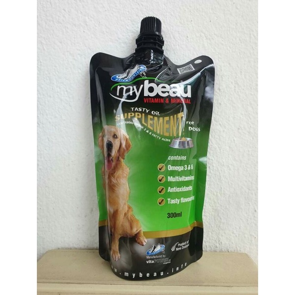 Exp:2026 June / 300ml Mybeau Dog Tasty Oil / My Beau Vitamin & Mineral Tasty Oil 500ml 1500ml 1 ...